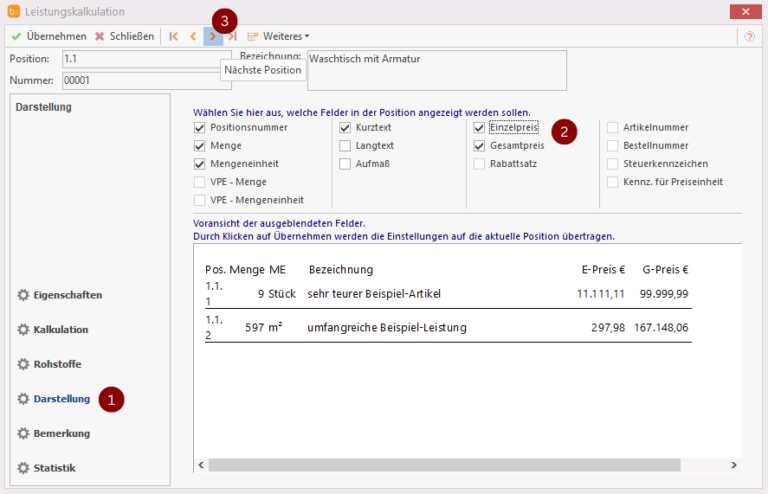 Fünf Tricks zum Arbeiten mit Leistungspositionen | blue:solution software GmbH